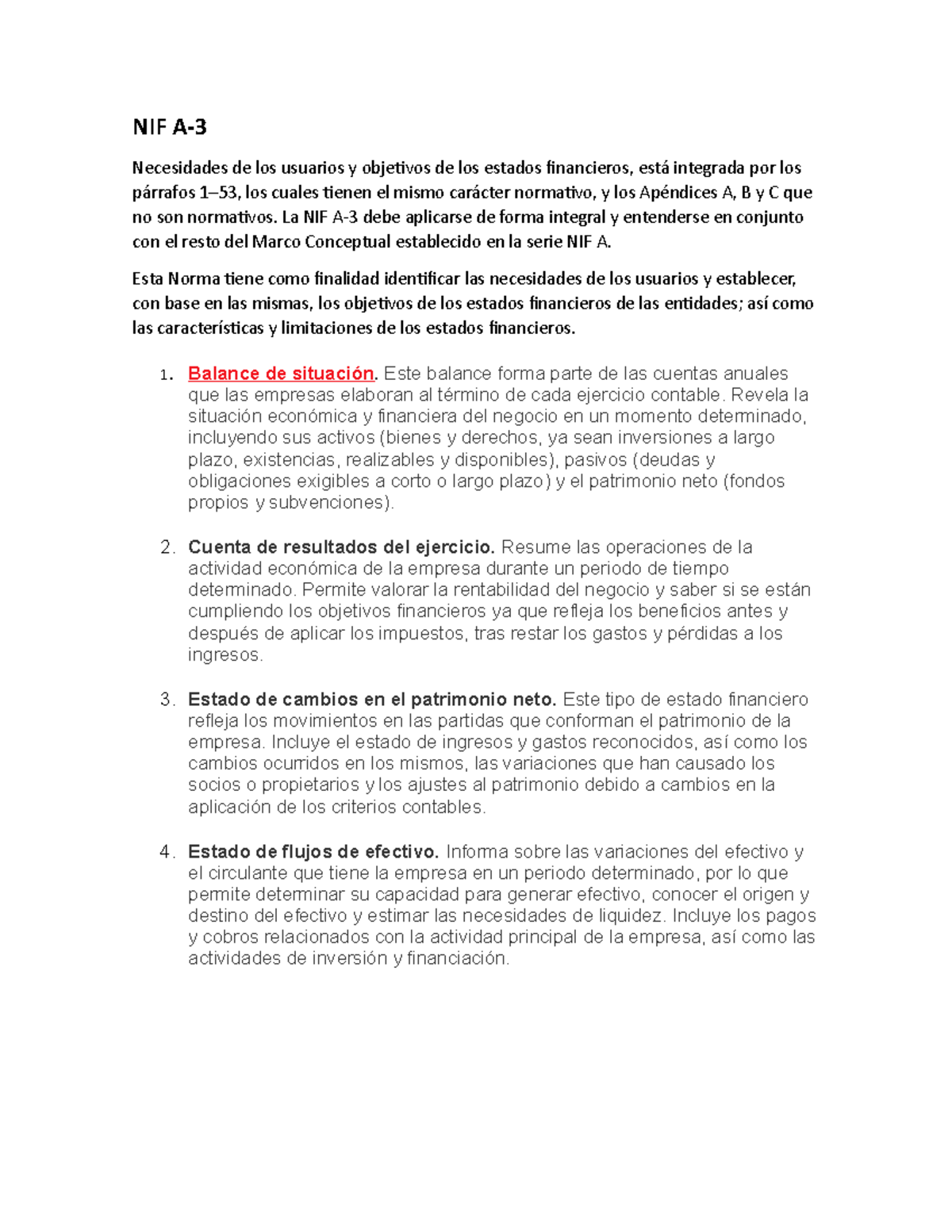 NIF - Enn estos archivos encontraras informacion con respecto a las NIF ...