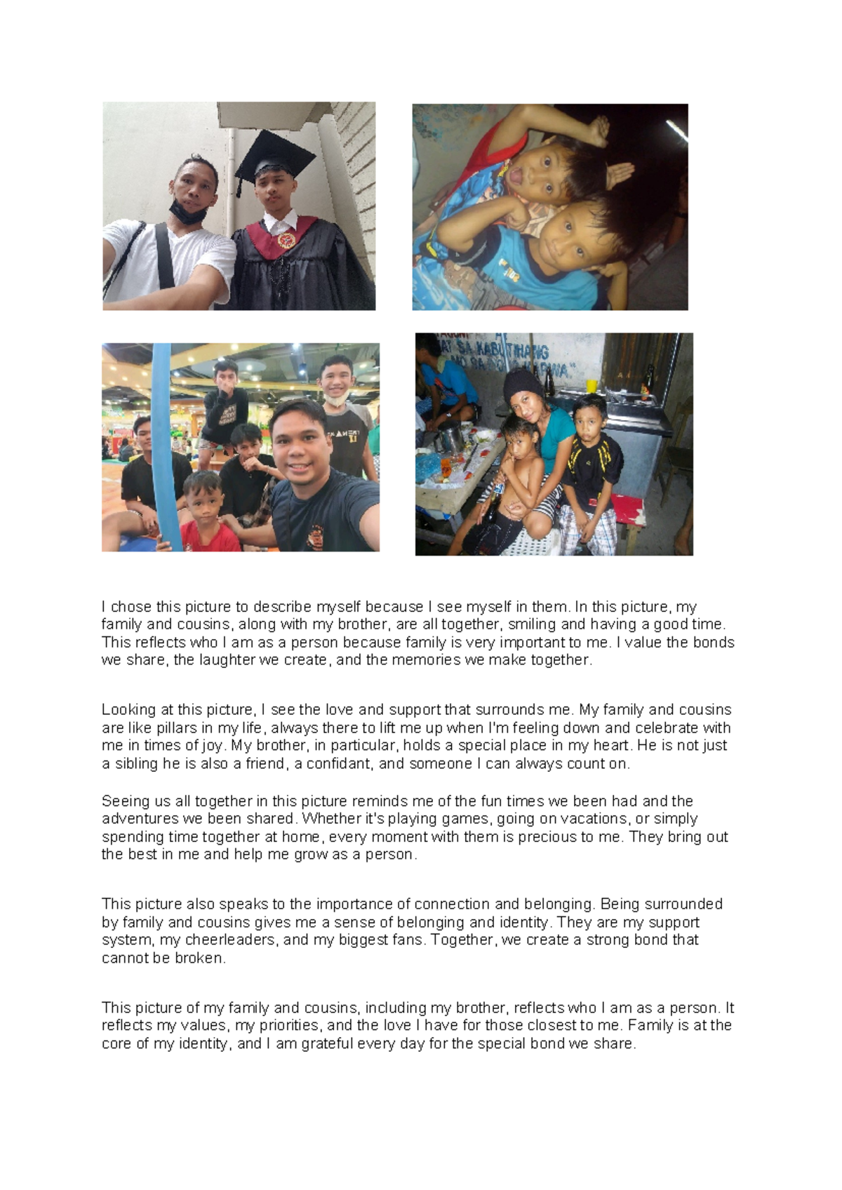 ART Appreciation - Reflective Essay - I chose this picture to describe ...