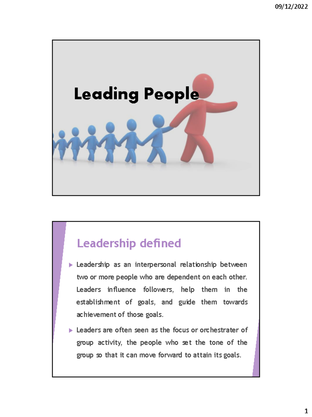 CHP09 Leading poeple 2022 - Leading People Leadership defined ...