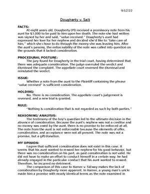 Jannusch v. Naffziger - Case brief - 9/17/ Jannusch v. Naffziger FACTS ...