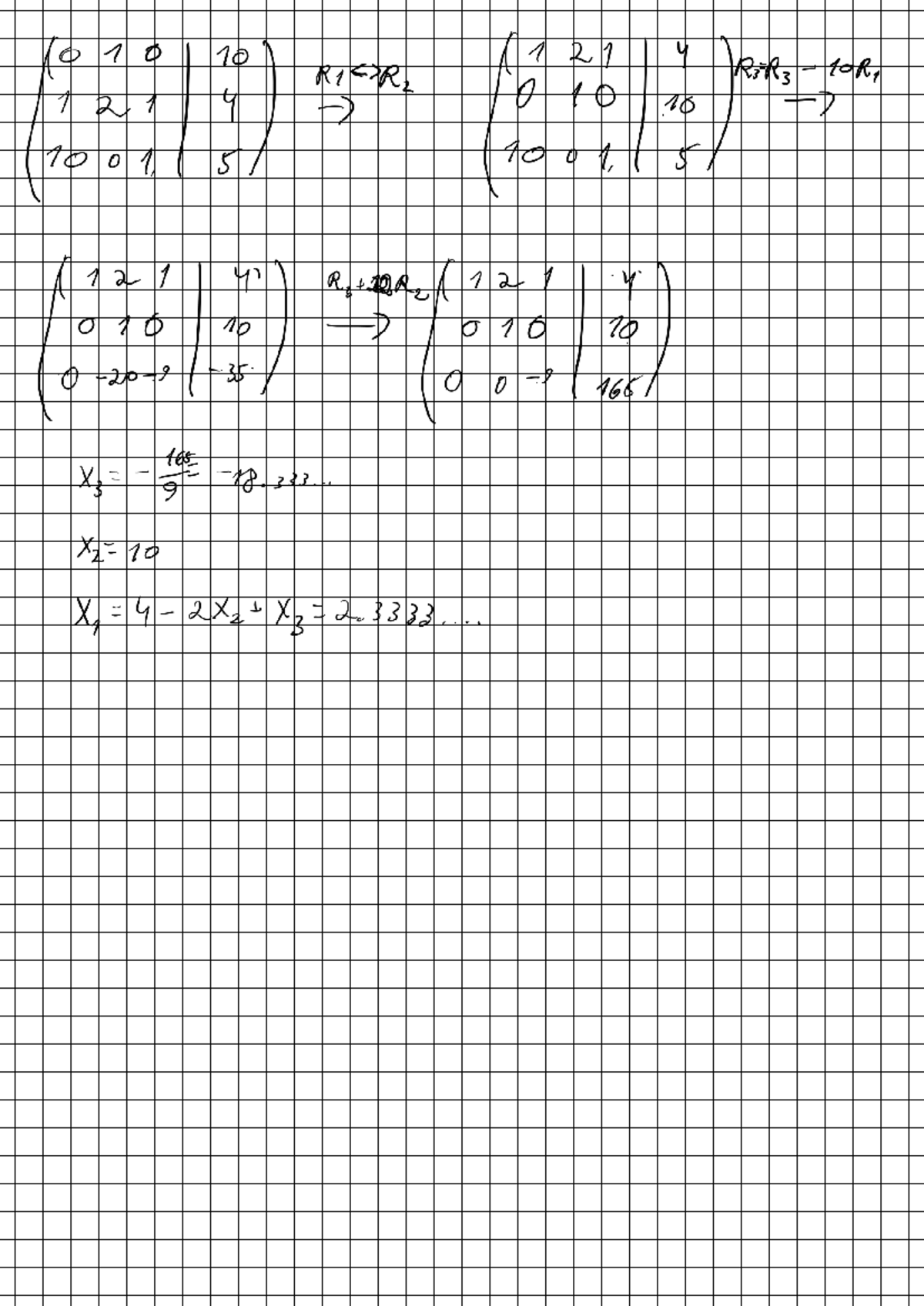 Matrix pivoting and sacling - Numerical Analysis - Studocu