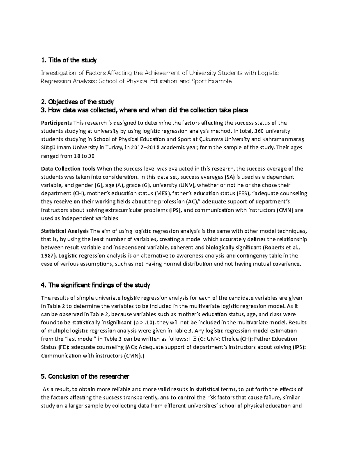 Research 2- Related Studies - Title of the study Investigation of ...