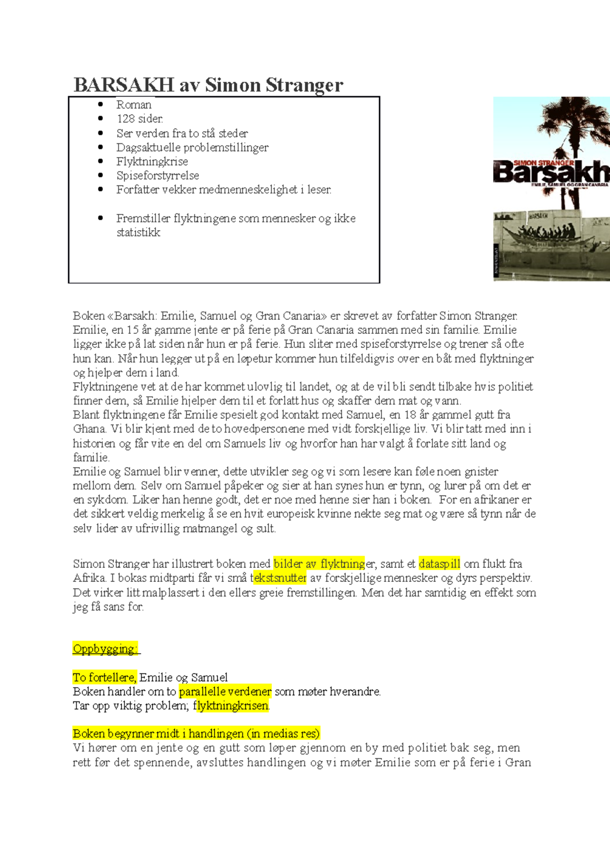 Barsakh - notater - BARSAKH av Simon Stranger Boken «Barsakh: Emilie ...