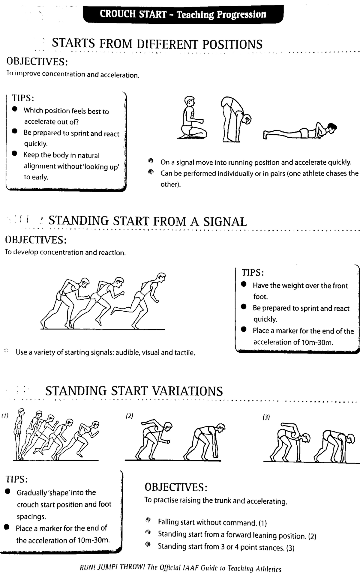 Crouch+Start-+Teaching+Progression - CROUCH START Teaching Progression ...