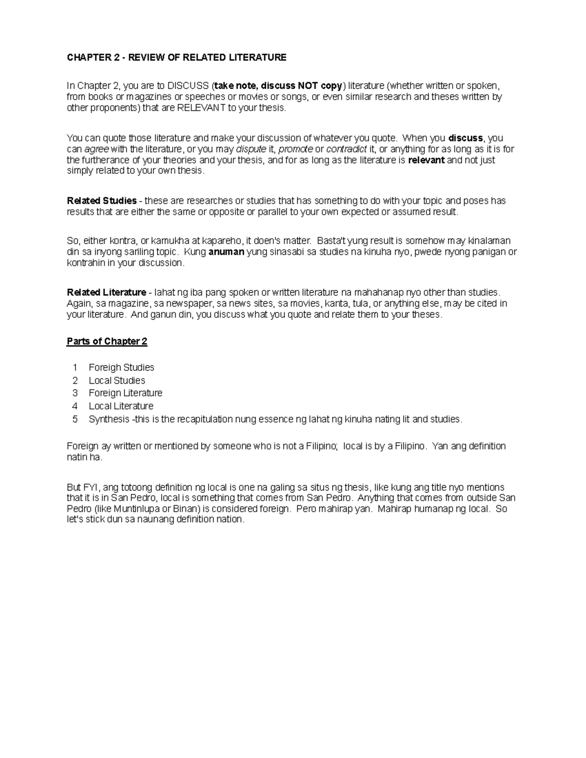 Chapter-2 - wala - CHAPTER 2 - REVIEW OF RELATED LITERATURE In Chapter ...