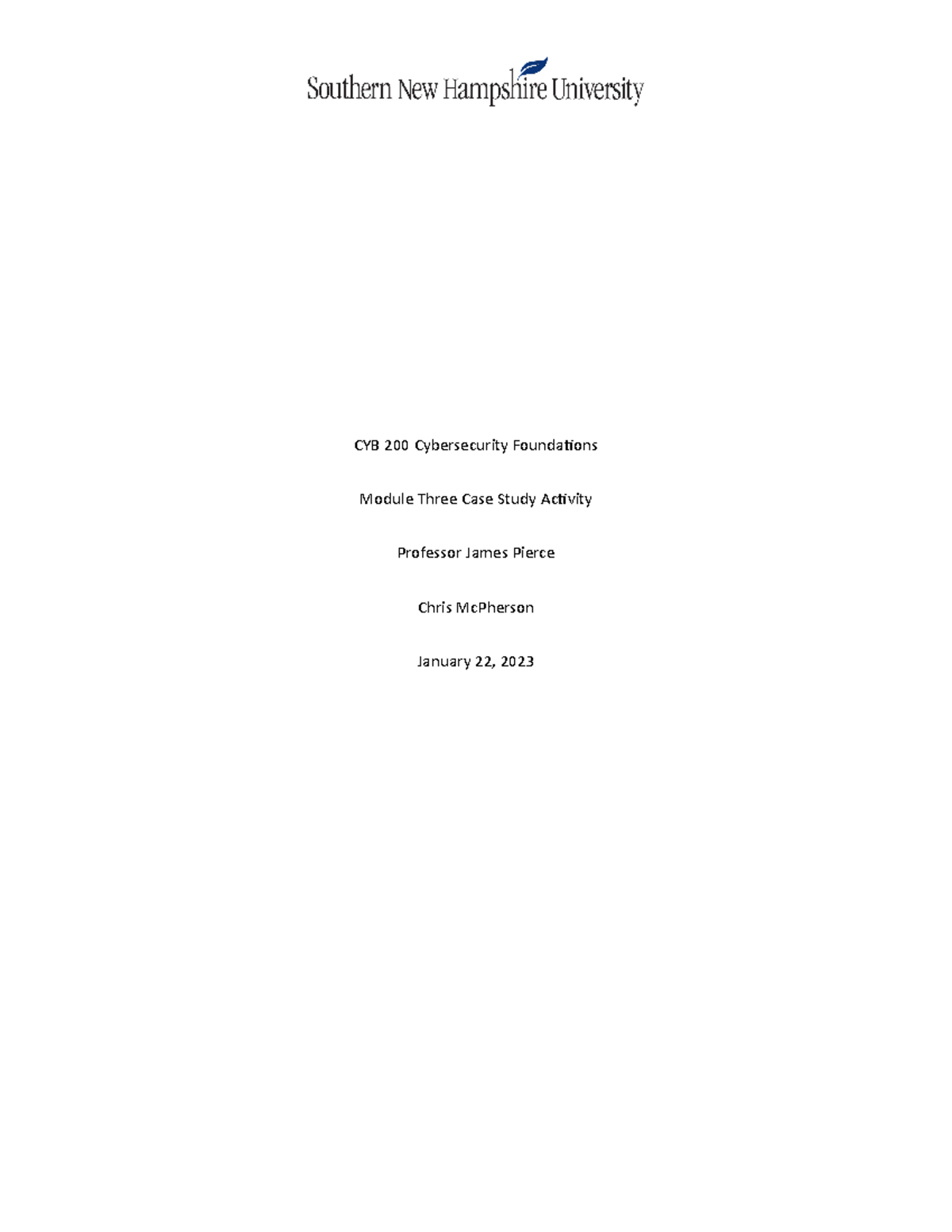 CYB 200 Module 3 Project - CYB 200 Cybersecurity Foundations Module ...