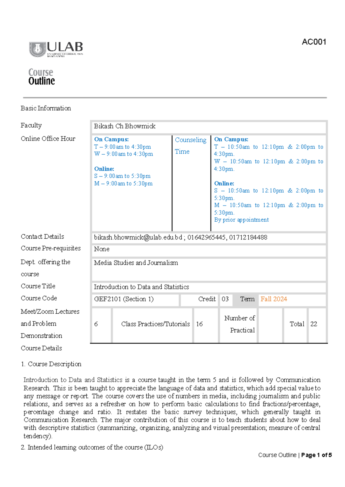BCB GEF2101 IDS CO for Blended Learning Or Online sec. 1&2 FA 2024 - AC ...