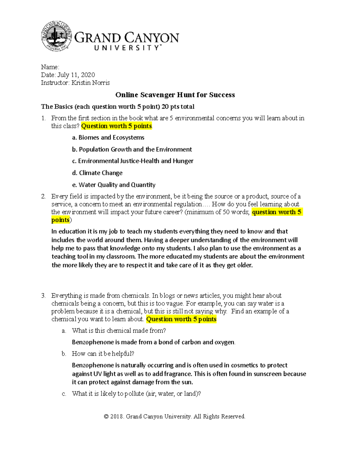 Scavenger Hunt - a. Biomes and Ecosystems b. Population Growth and the ...