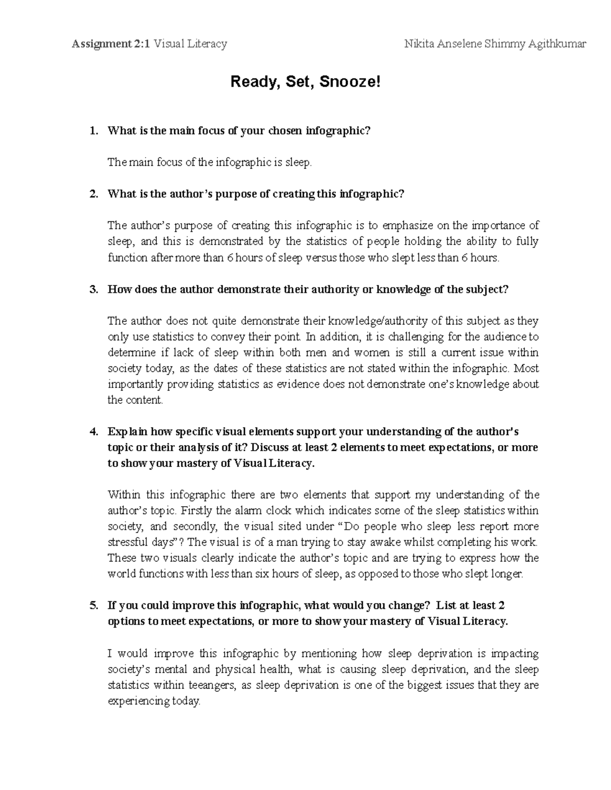 Assignment 2 1 - Notes of late Mr. Harb Sanghara - Assignment 2:1 ...