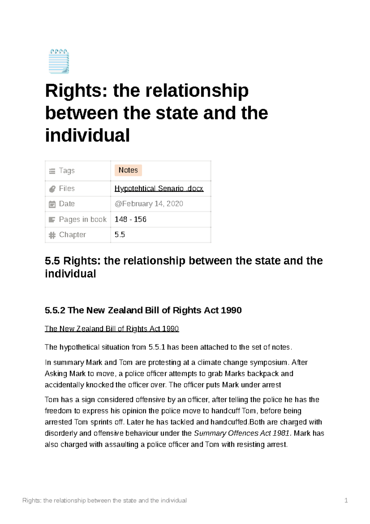 Rights the relationship between the state and the individual - 🗒 Rights ...
