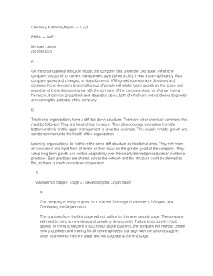 C714 Task 1 - Passed on 1st attempt - C714 Task 1 Michael Larsen ...