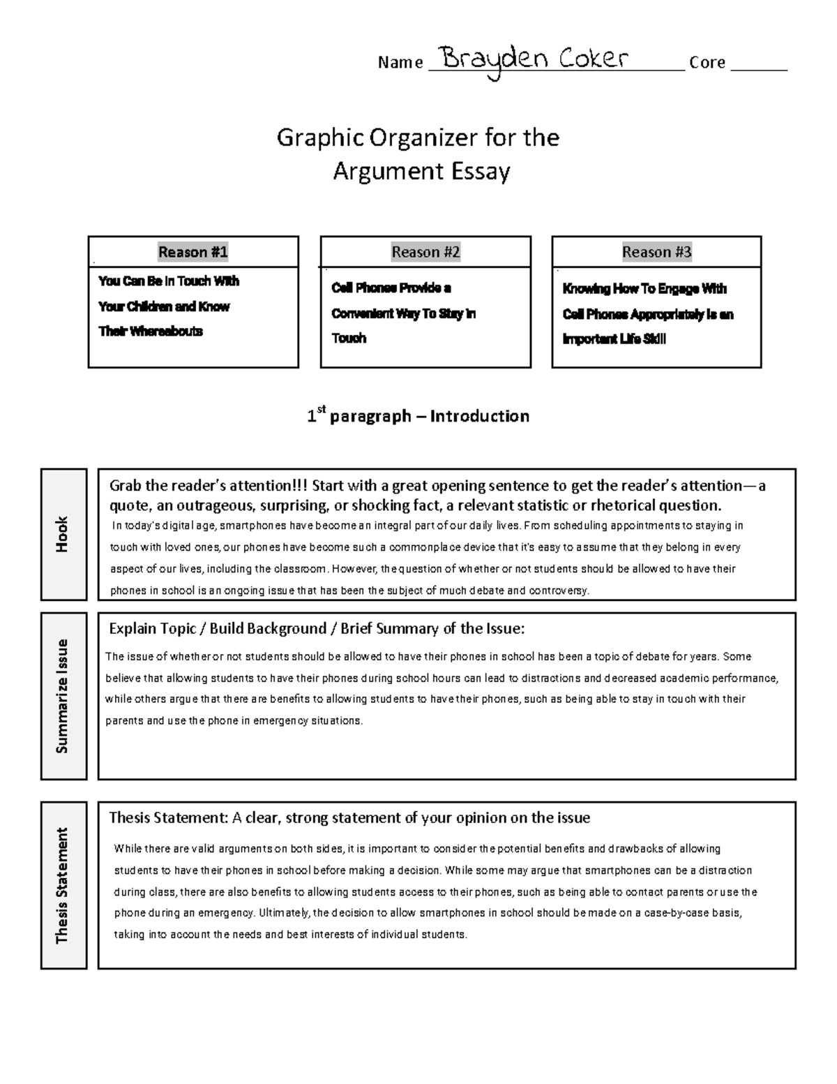 Brayden Coker - argument-essay-outline-graphic-organizer - Name