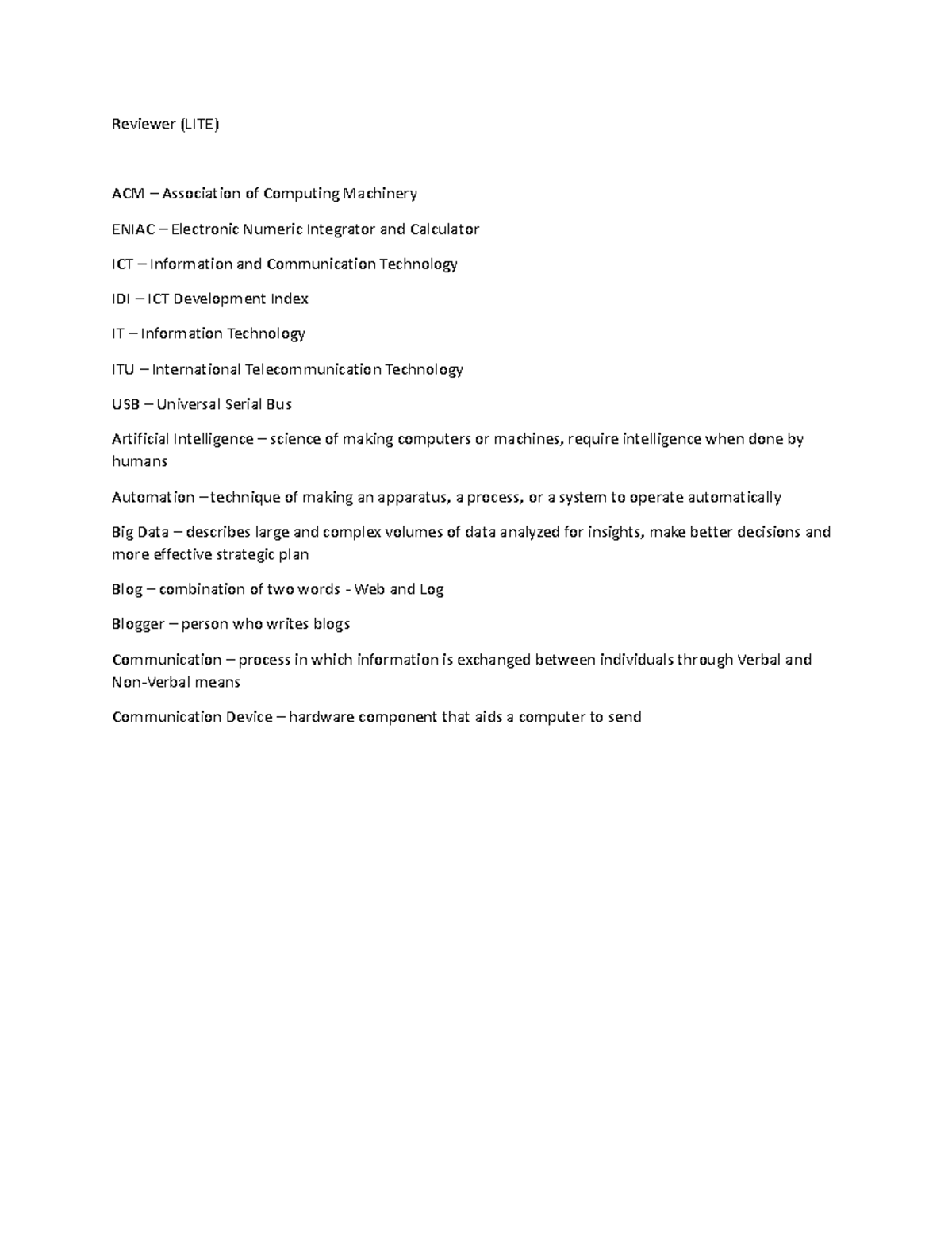 Reviewer (LITE) - hahaha - Reviewer (LITE) ACM – Association of ...