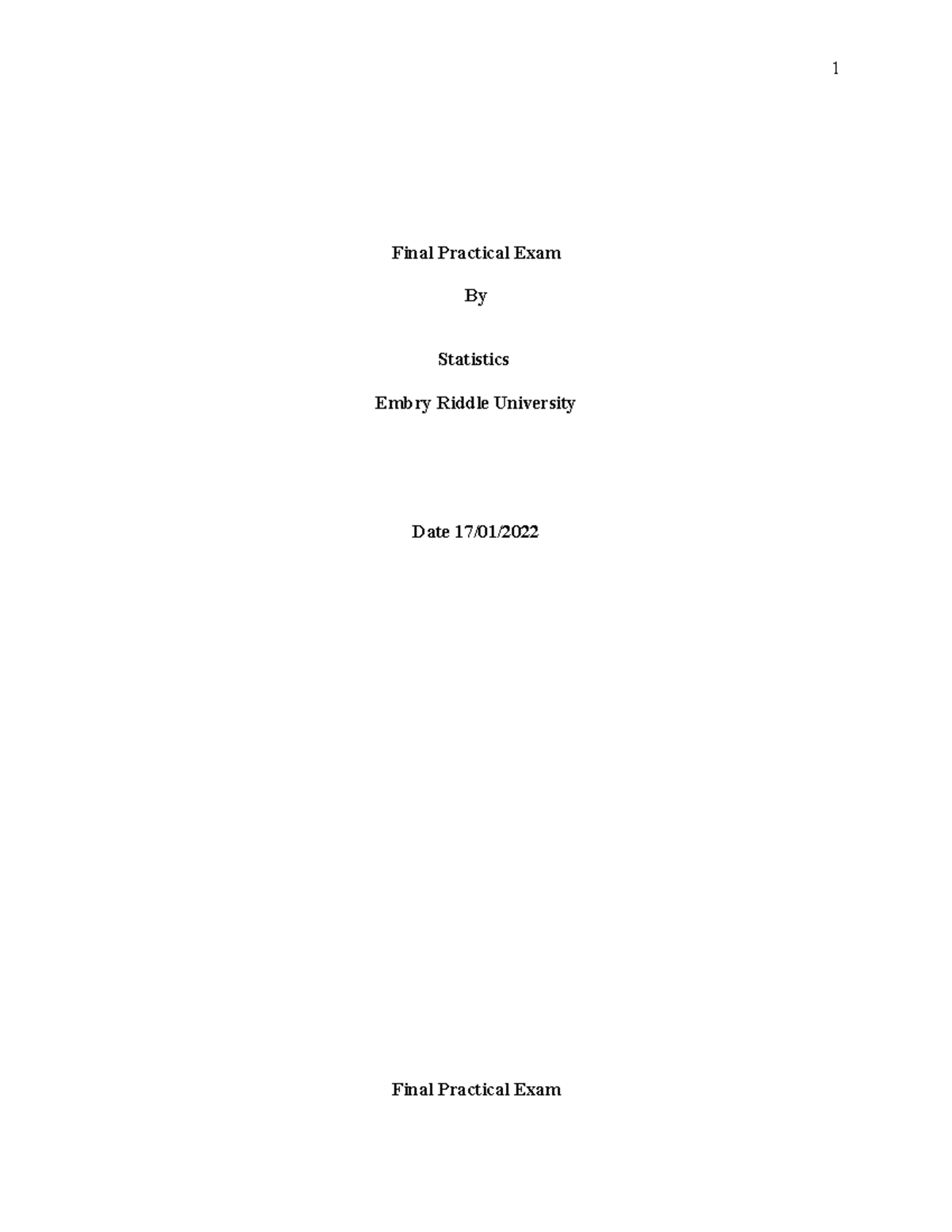 Module 8 - Final Practical part 1 - 1 Final Practical Exam By ...