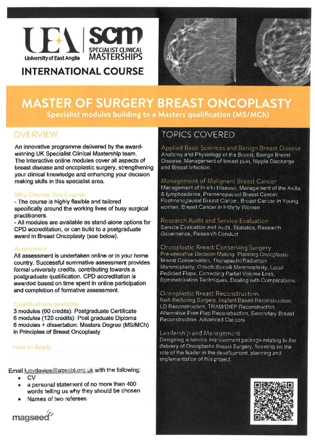 Master of Surgery Breast Oncoplasty 26 2 2023 - Emergency Medical Service - Studocu