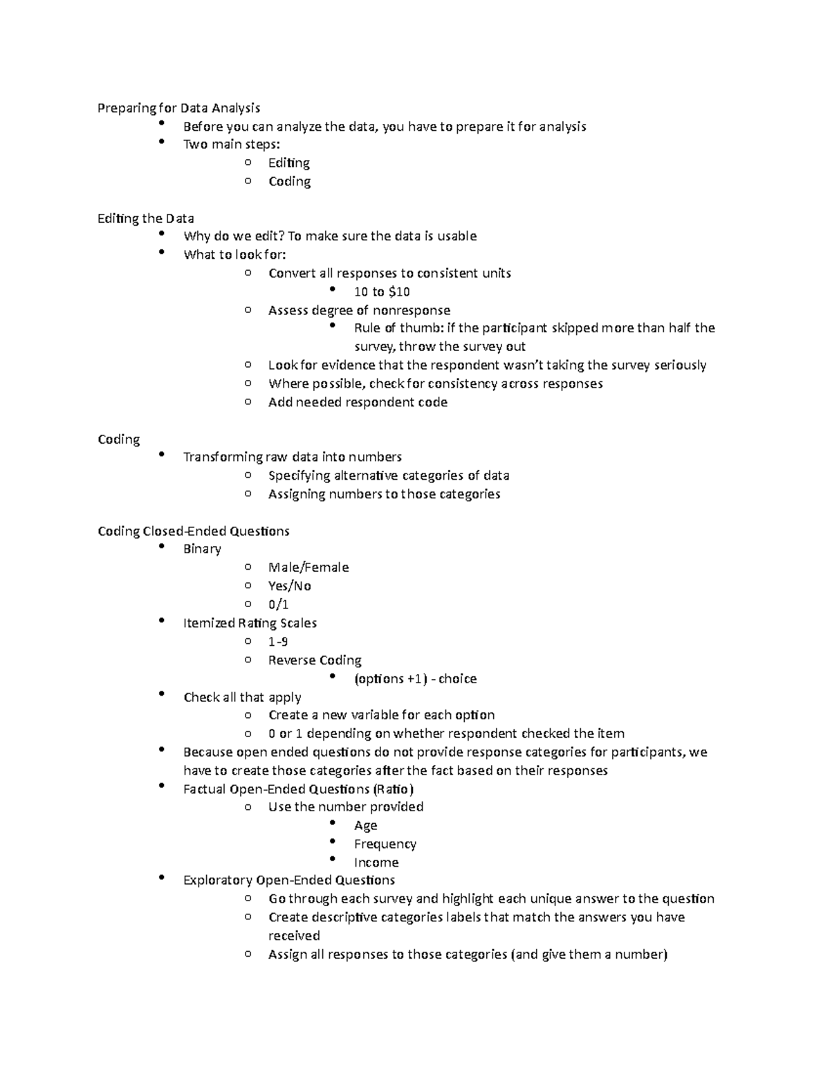 Mktg 525 - Data Coding - Marketing Research with Melissa Cinelli ...
