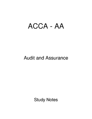 ACCA F8 (AA) Past Papers 10 years - Fundamentals Level – Skills Module ...