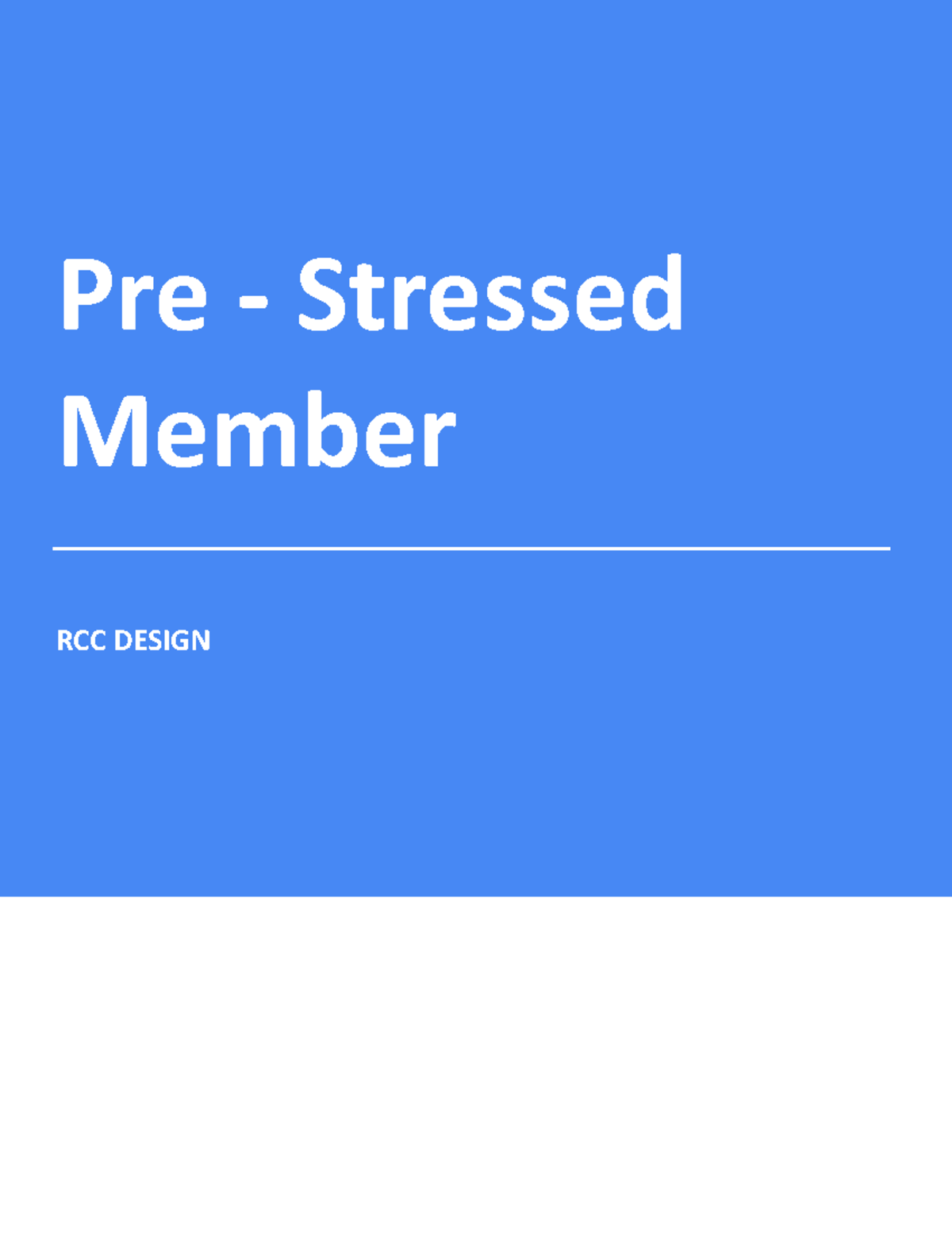 Pre - Stressed Member - Prestressing devices and systems Types of ...