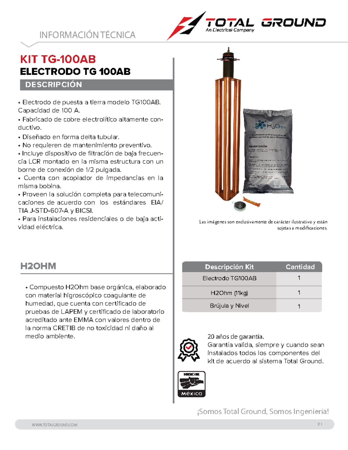 KIT TG100AB A2021 - Instalación real - KIT TG-100AB INFORMACIÓN TÉCNICA ...