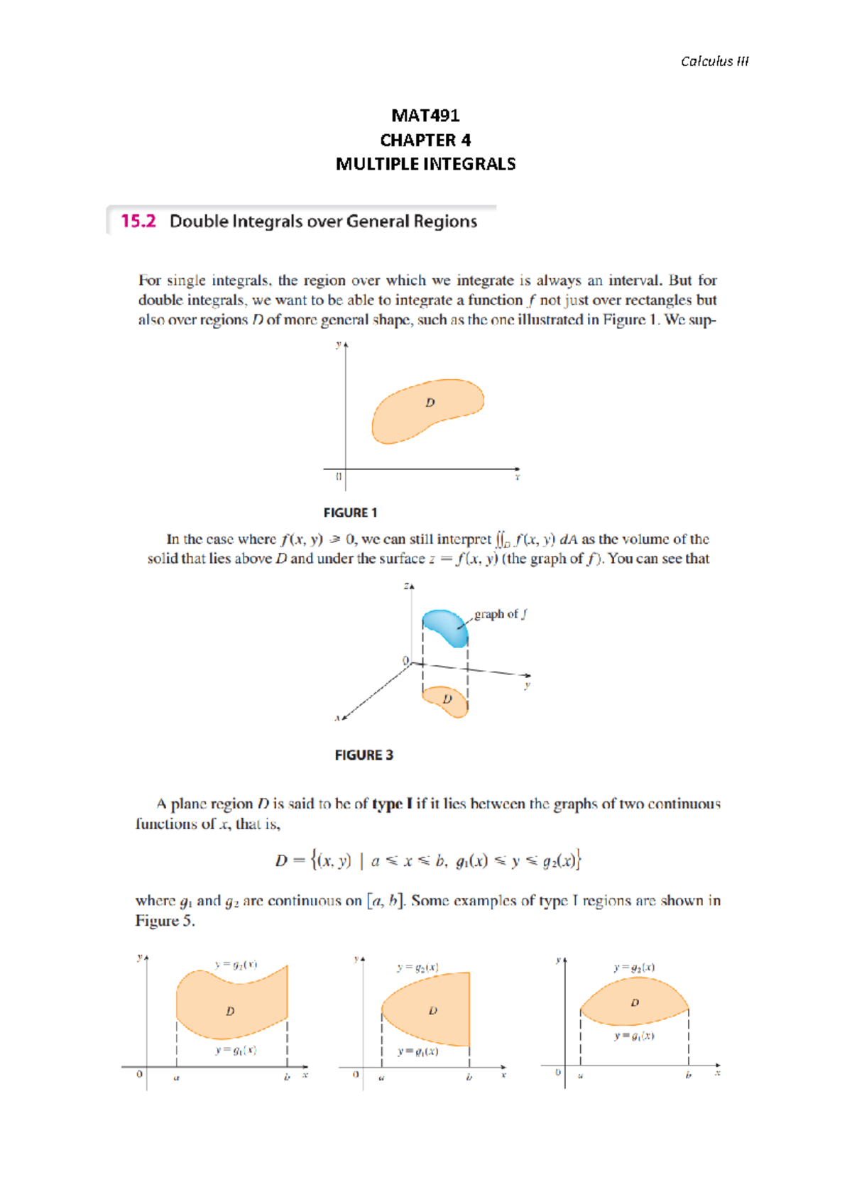 42 Double Integrals OVER General Region 241205 091546 - Calculus III ...