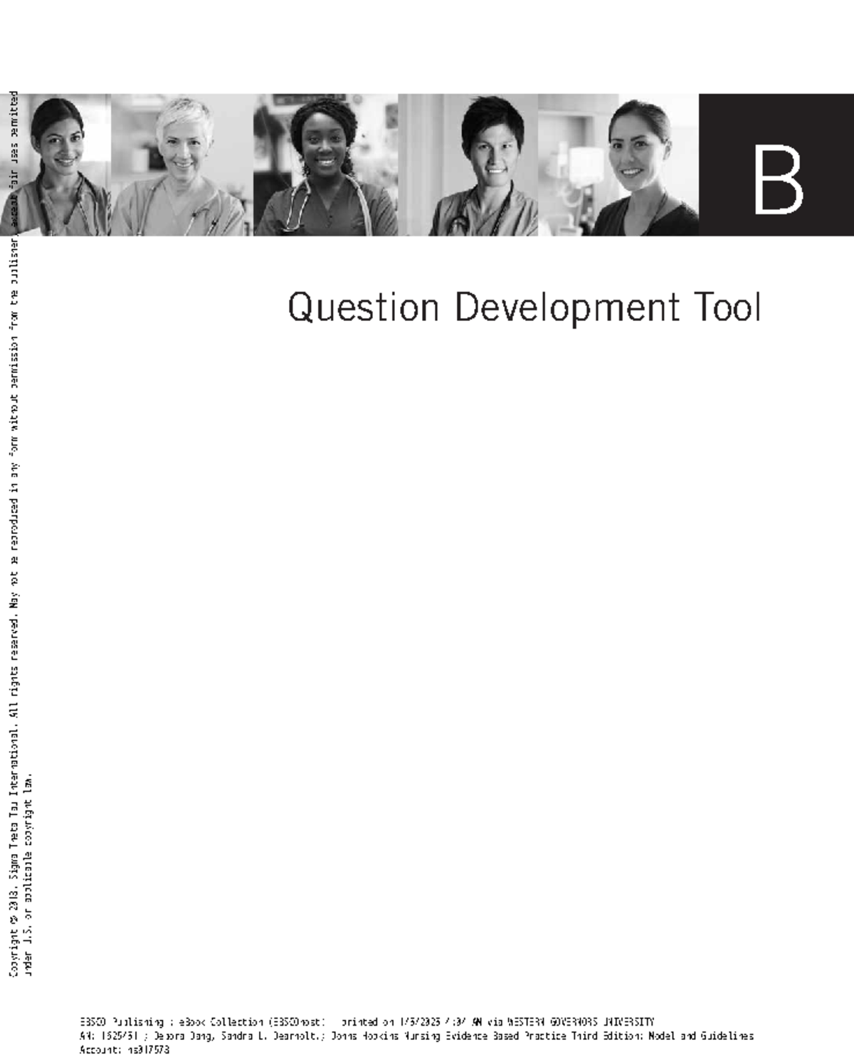 Questiontool - Question Development Tool - B Question Development Tool ...