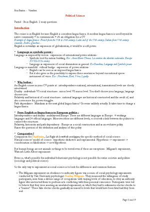 Synthèse - Comparative European Politics - Comparative European ...