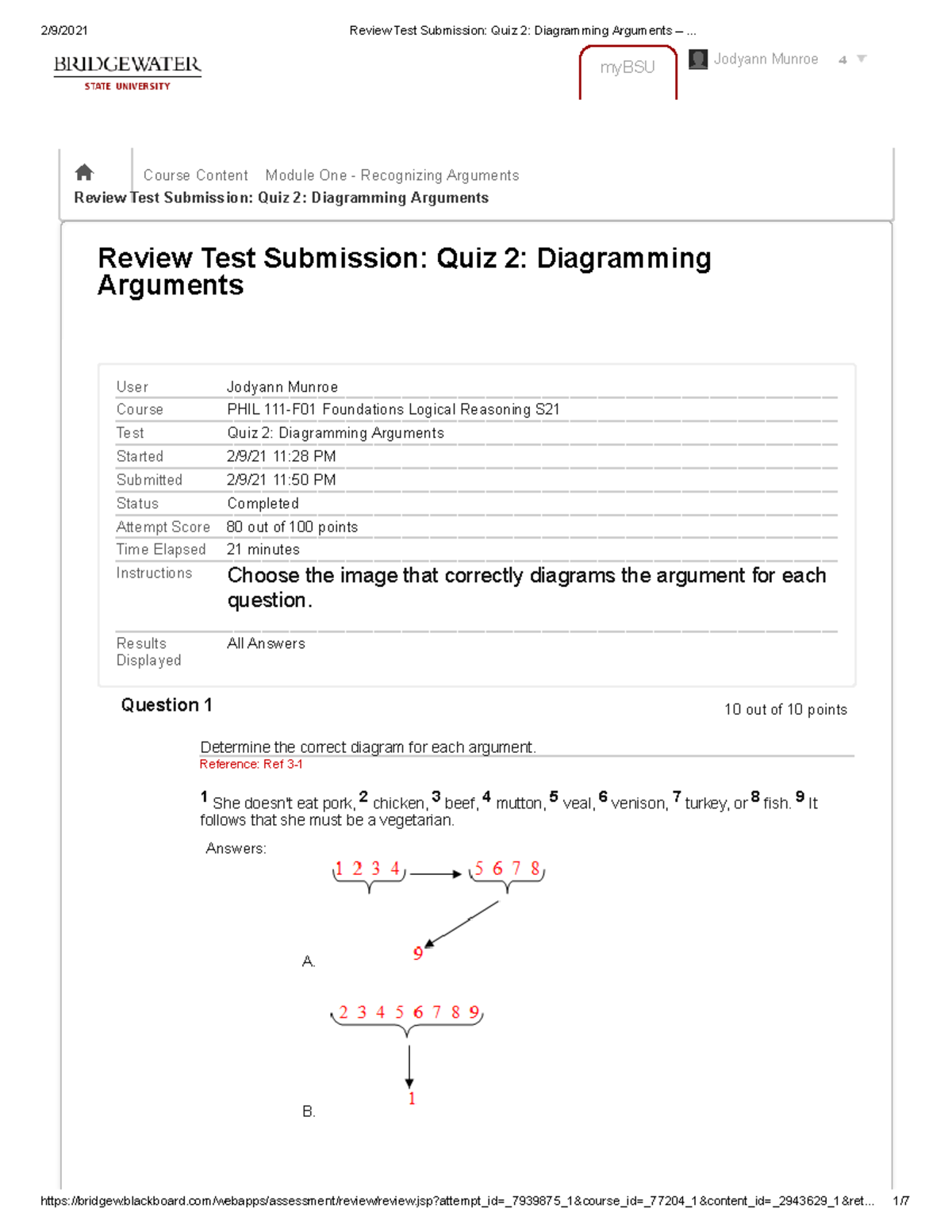 4.0 answers - quiz - PHI Course Content Module One - Recognizing ...