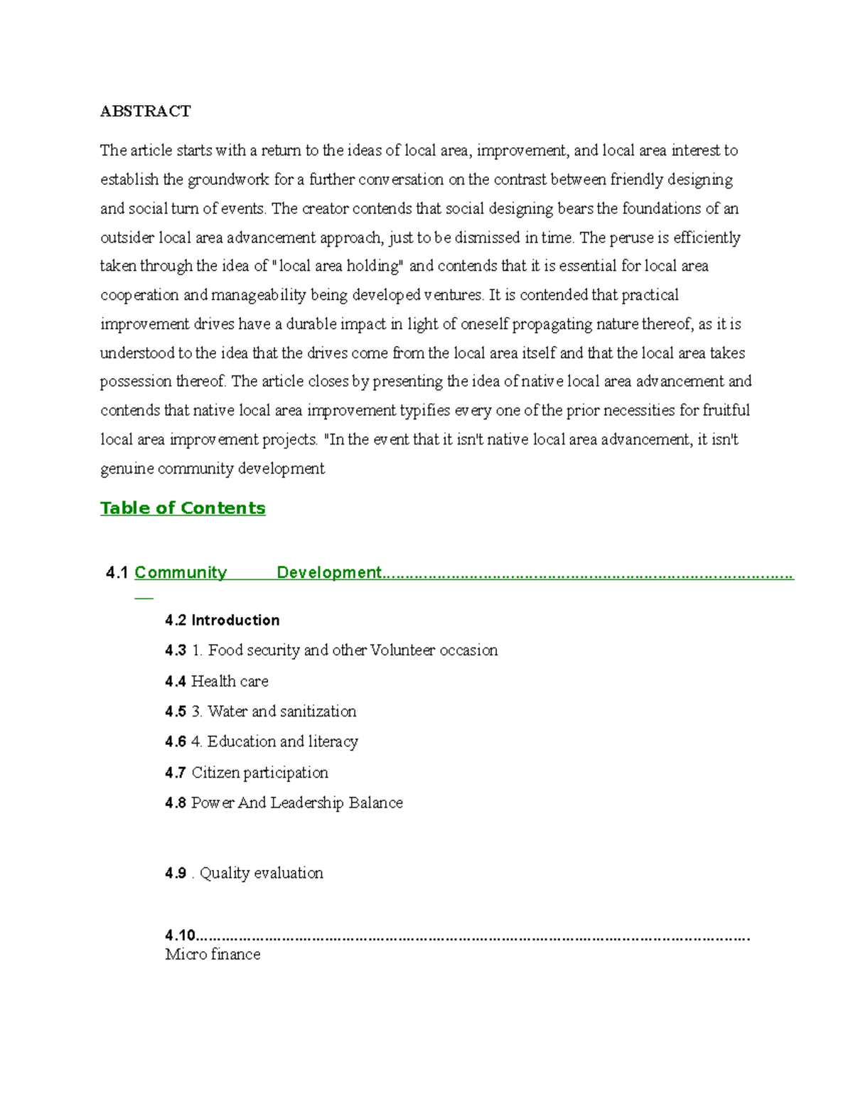 Cat2docx Good Abstract The Article Starts With A Return To The Ideas Of Local Area