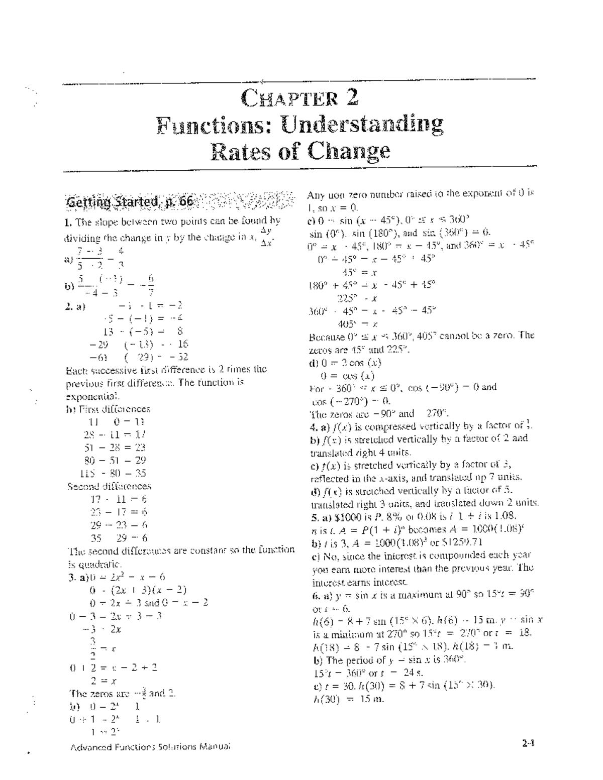 Chapter 2 Nelson Solutions Manual - CALC 103 - Studocu