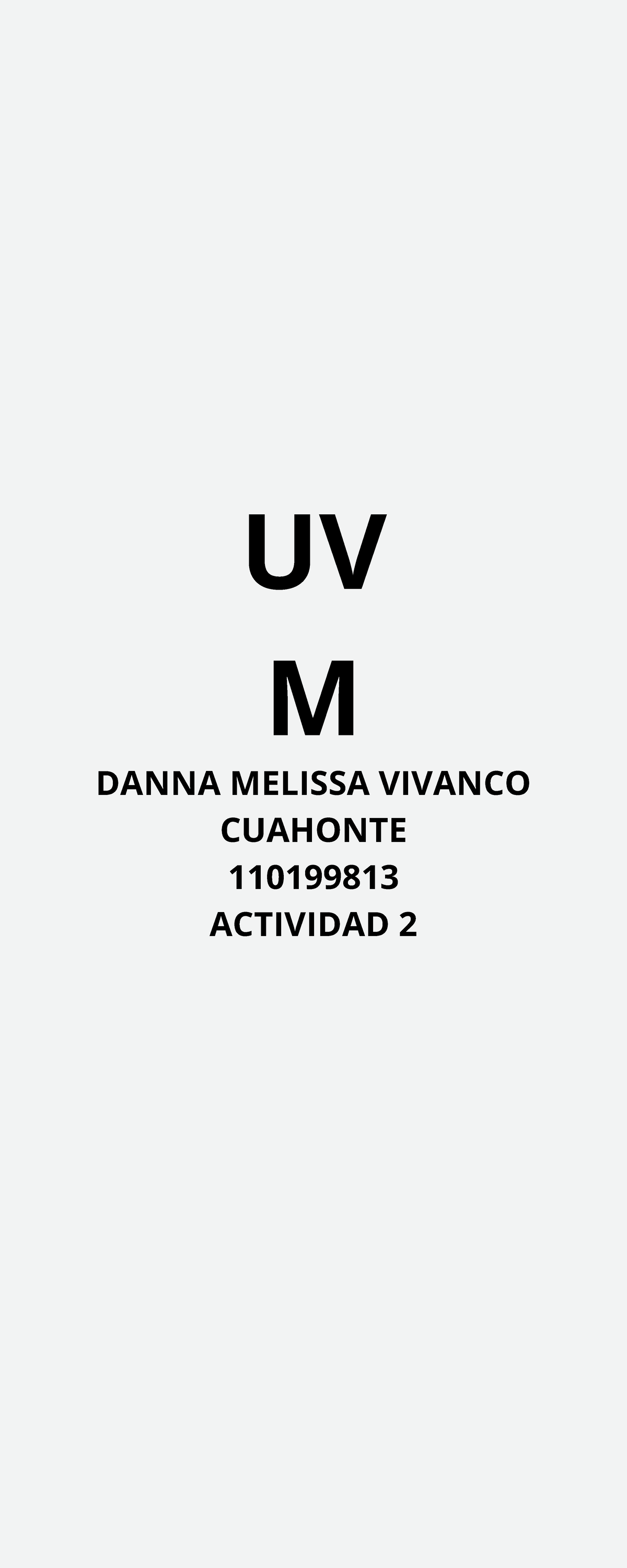 ACT2 DMVC estructura - anshxkjahhkjxs - UV M DANNA MELISSA VIVANCO ...