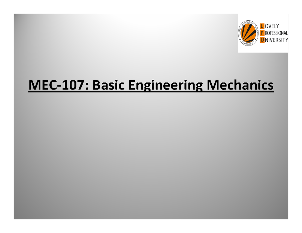Centroid - this is mech work - MEC-107: Basic Engineering Mechanics ...