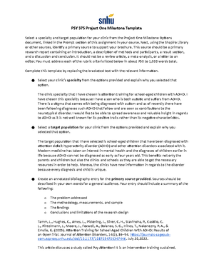 PSY 375 Module Three Lab Worksheet Template - PSY 375 Module Three Lab ...