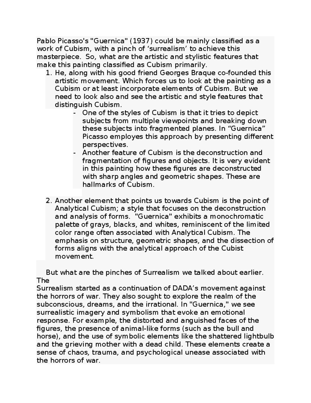 DF-7 - this is the discussion forum of art history unit 7 - Pablo ...