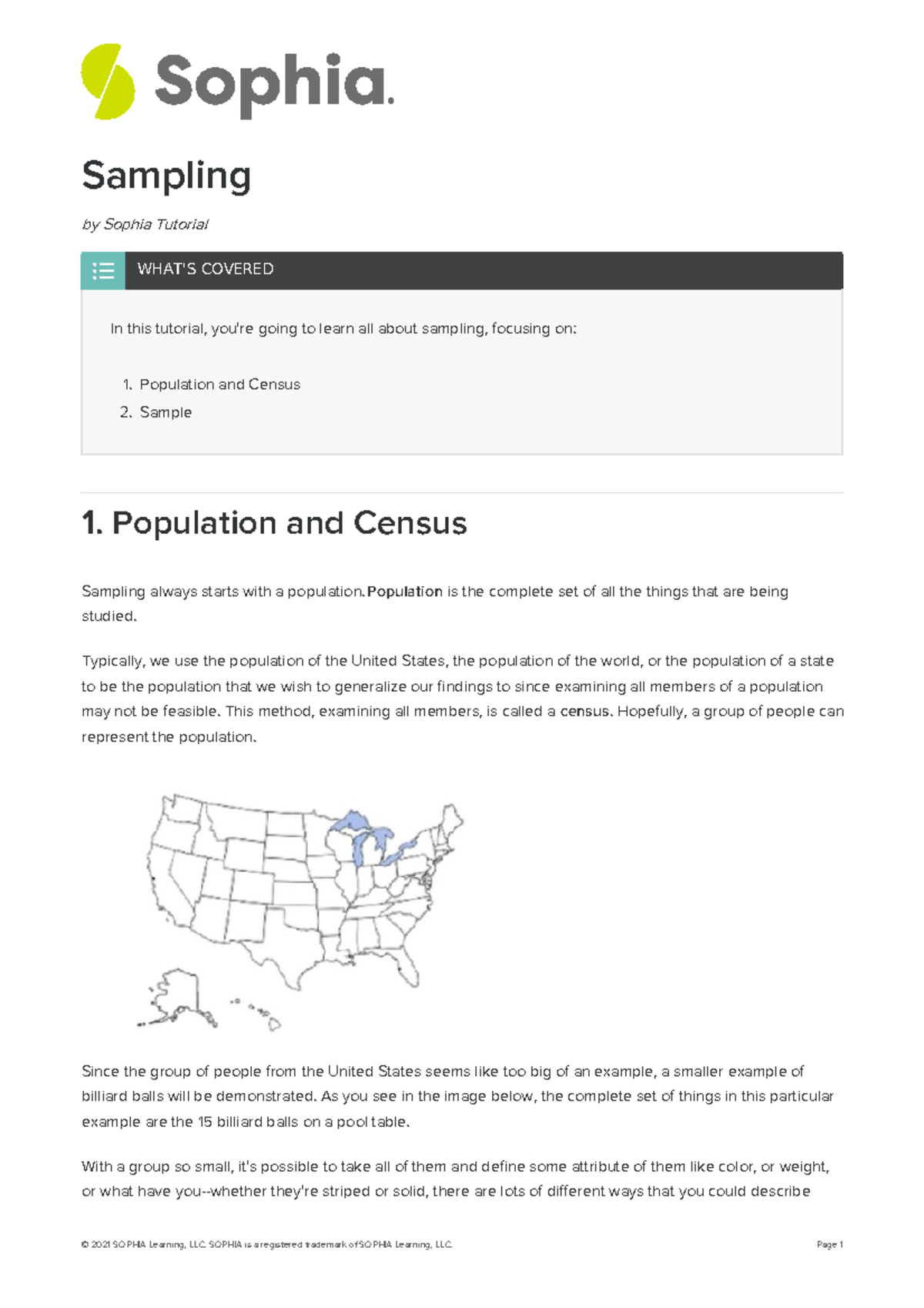 Sampling - Introduction to Statistics - Unit 1 lecture notes and ...