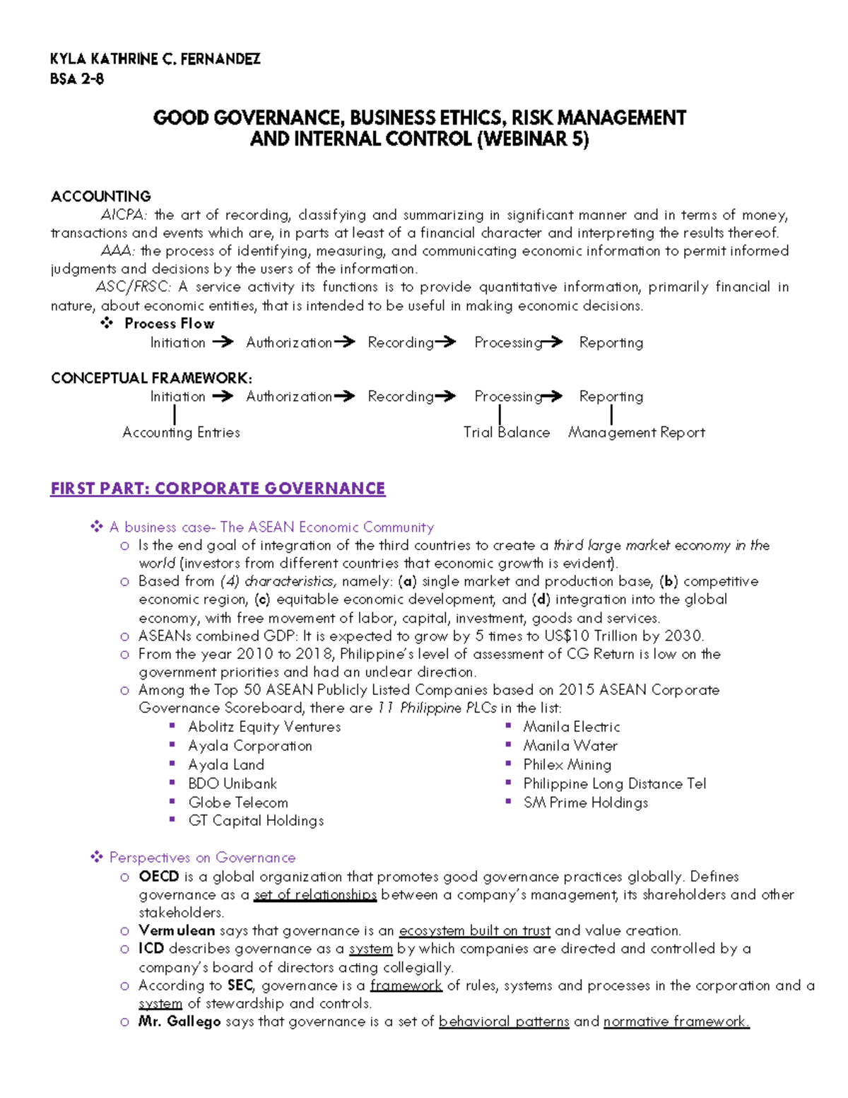 Webinar notes accountancty webinar accounting - ACCOUNTING AICPA: the ...