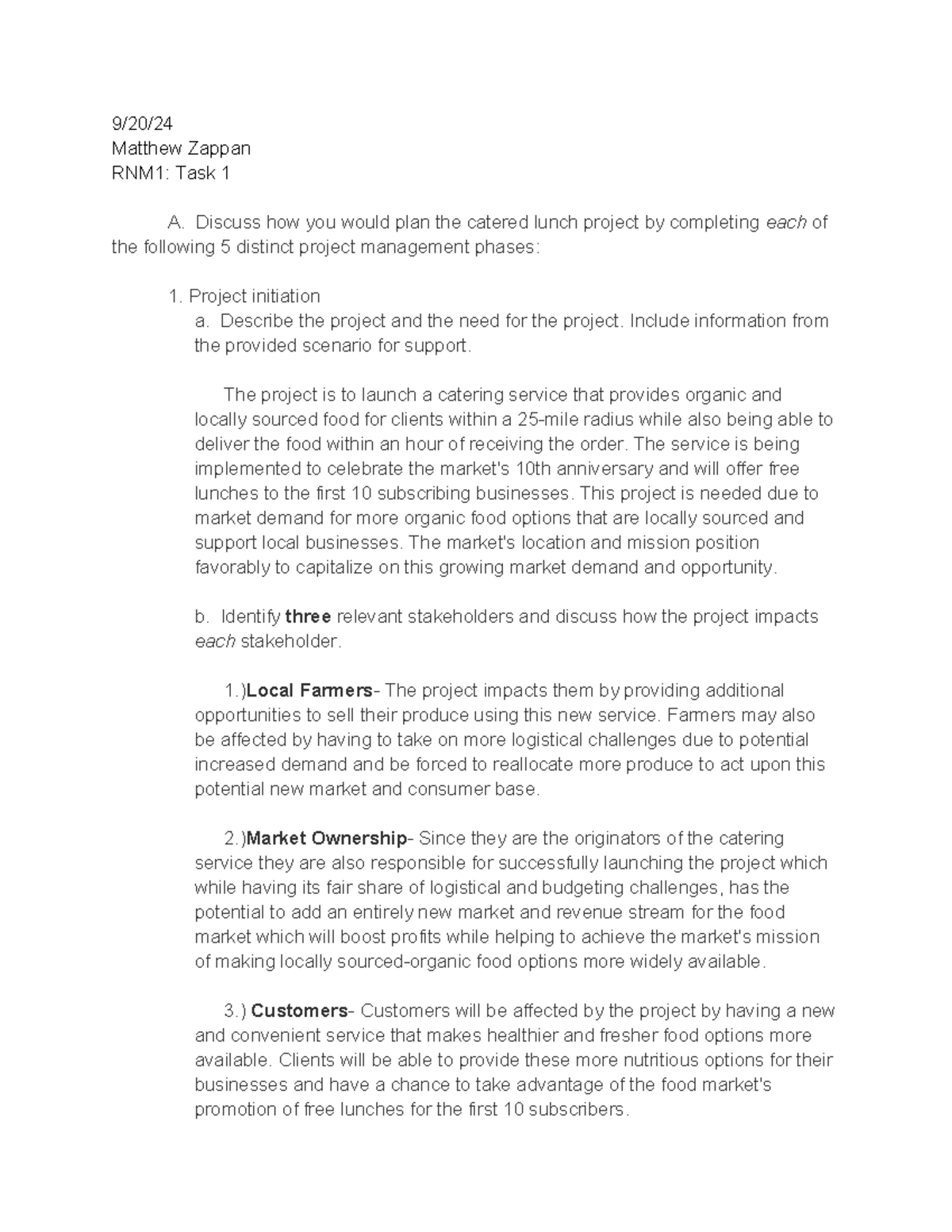 RNM1 Task1 - Assessment passed - 9/20/ Matthew Zappan RNM1: Task 1 A ...