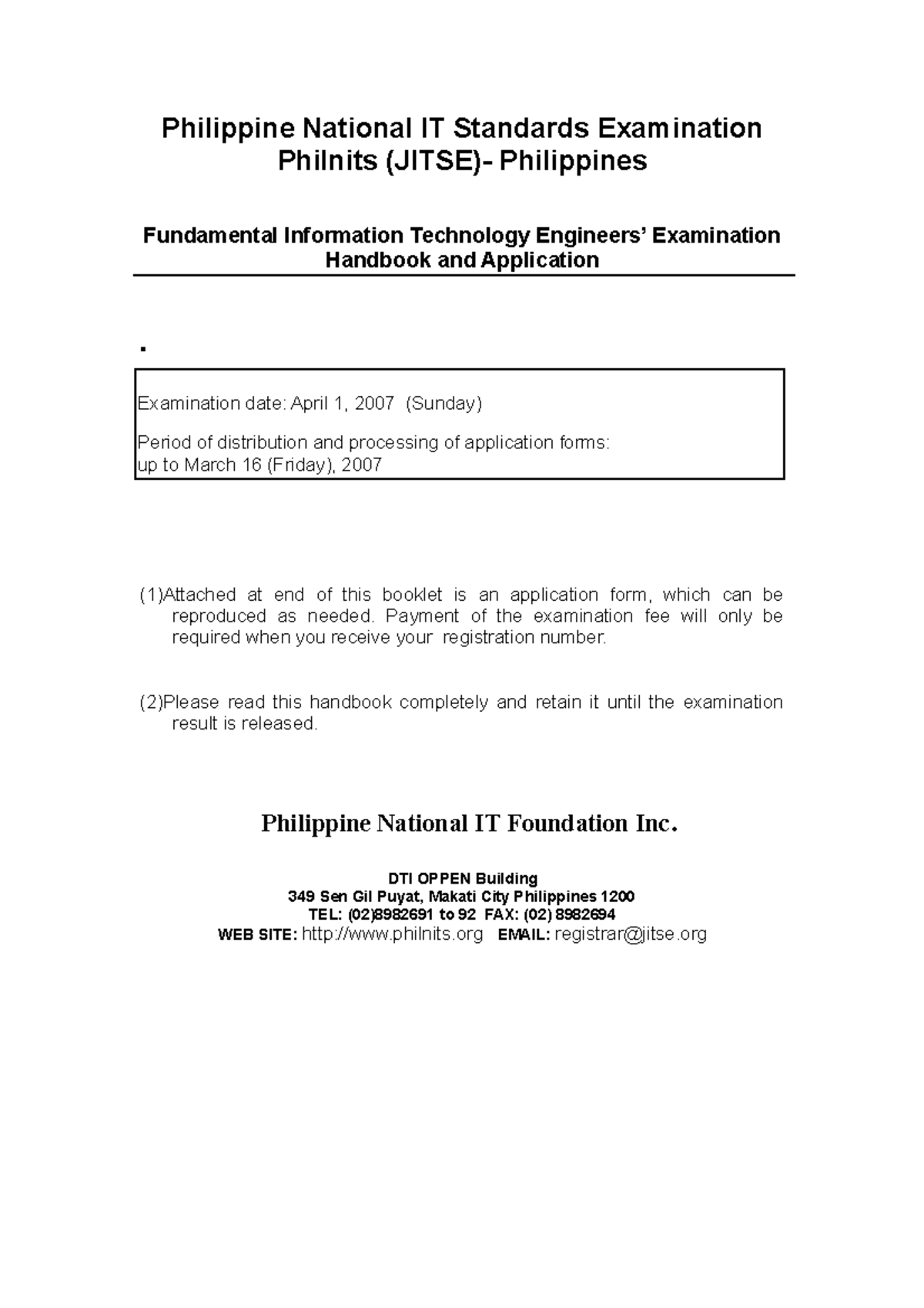 Handbook 002 - veqfefvfev - Philippine National IT Standards ...