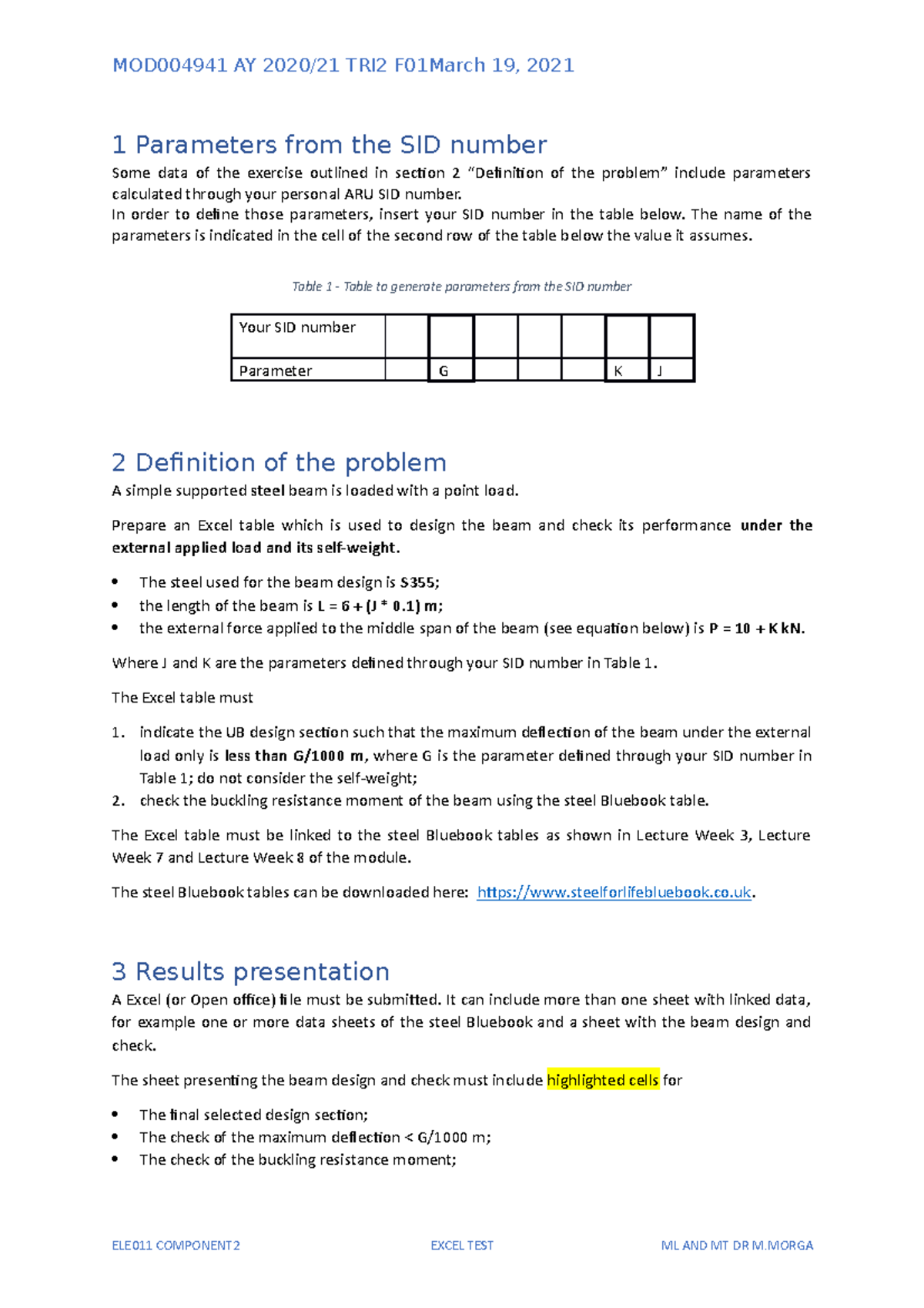 MOD004941 - Excel test brief TRI2 Bscbeng-1 - MOD004941 AY 2020/21 TRI2 ...