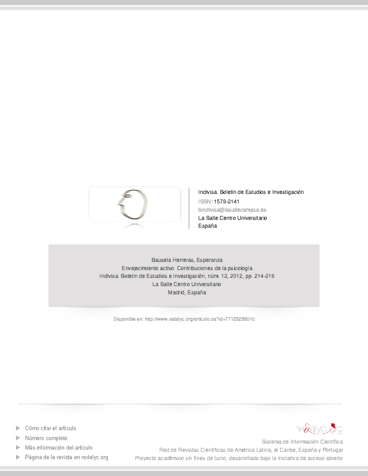 05BAUS~1 - Bibliografía complementaria - Indivisa. Boletin de Estudios ...