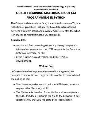 Quality Learning Materials About Objects in Python - QUALITY LEARNING MATERIALS ABOUT OBJECTS IN ...