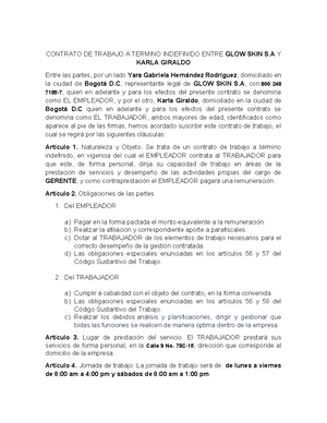 contarto prestación de servicios - CONTRATO DE PRESTACIÓN DE SERVICIOS ...