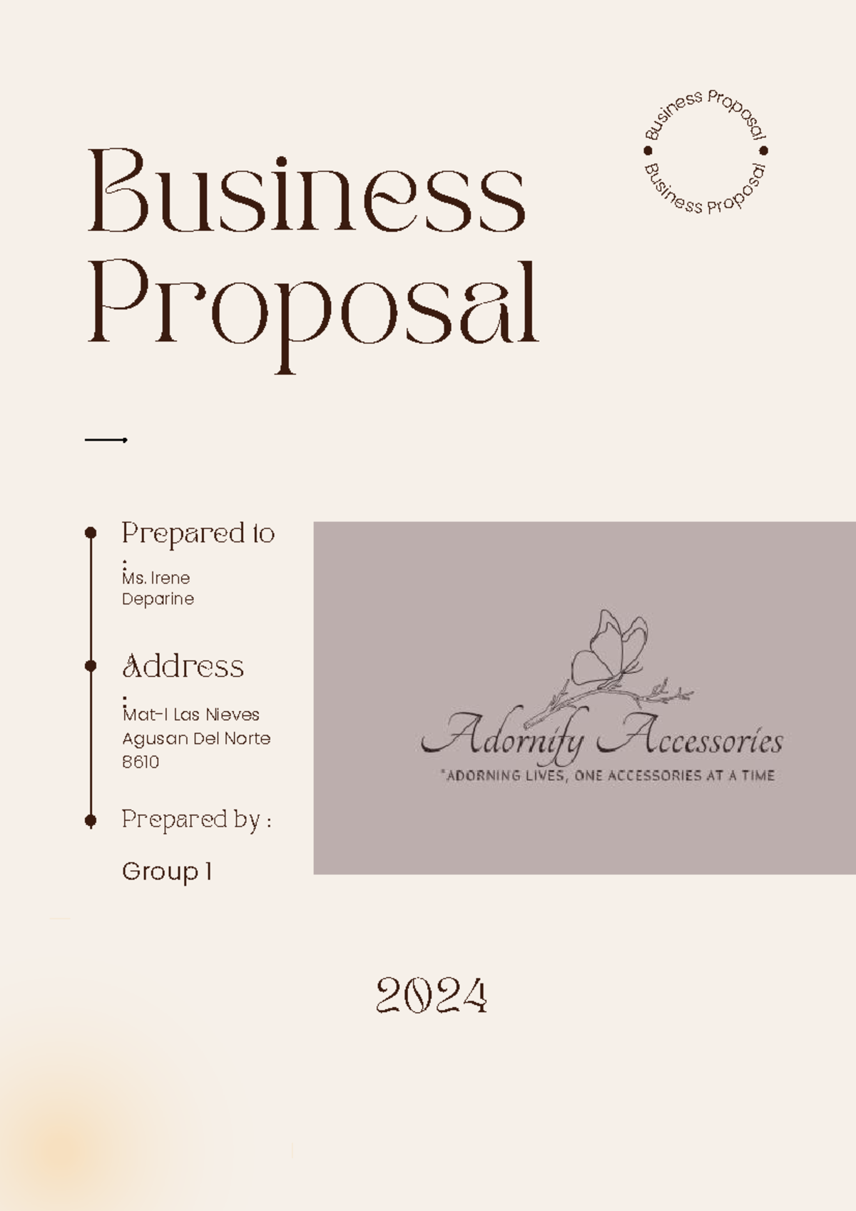 Beige Aesthetic & Minimalist Business Proposal - Business Proposal ...