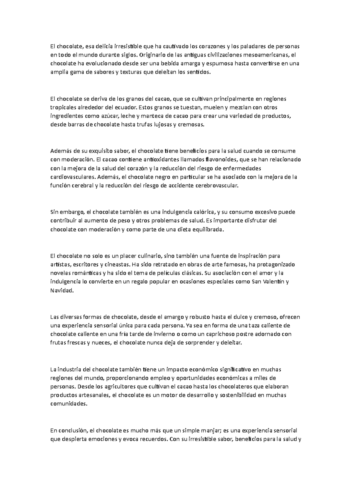 El chocolate - Originario de las antiguas civilizaciones mesoamericanas ...
