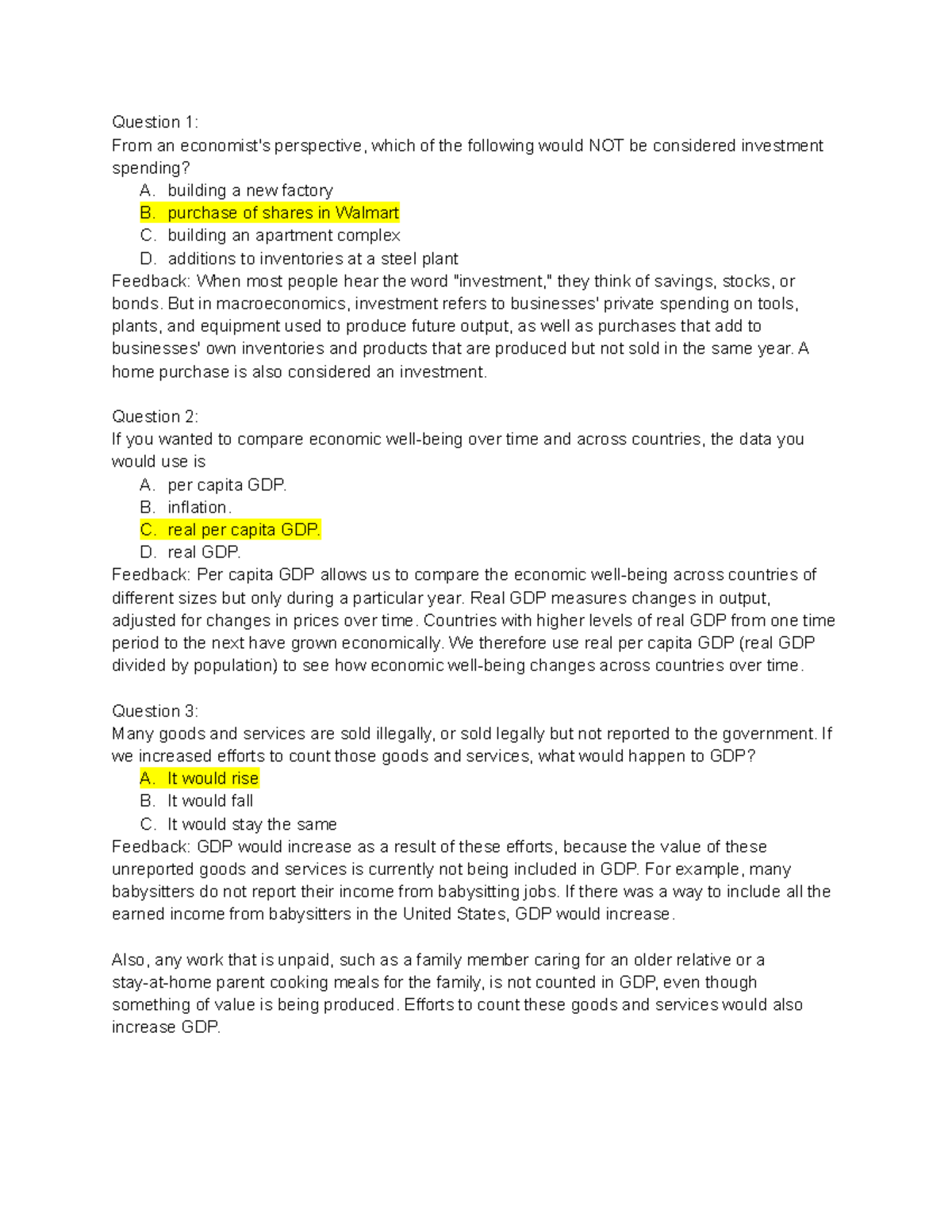 Chap.19(6)-Introduction to Macroeconomics and Gross Domestic Product HW ...
