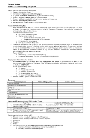 HO 4 Capital Assets VS Ordinary Assets - Taxation Review Capital Assets ...