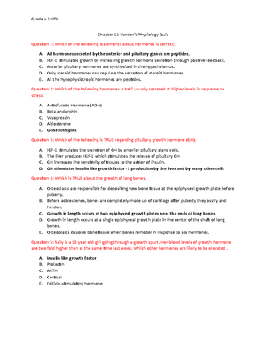 Chapter 14 Human Physiology Assignment - Vander’s Human Physiology ...