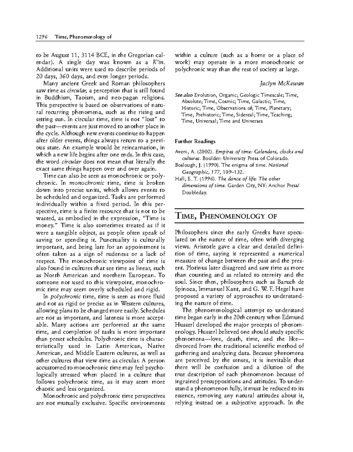 Encyclopedia of timesciencephilosophytheologyculture 2009 bbs 134 ...