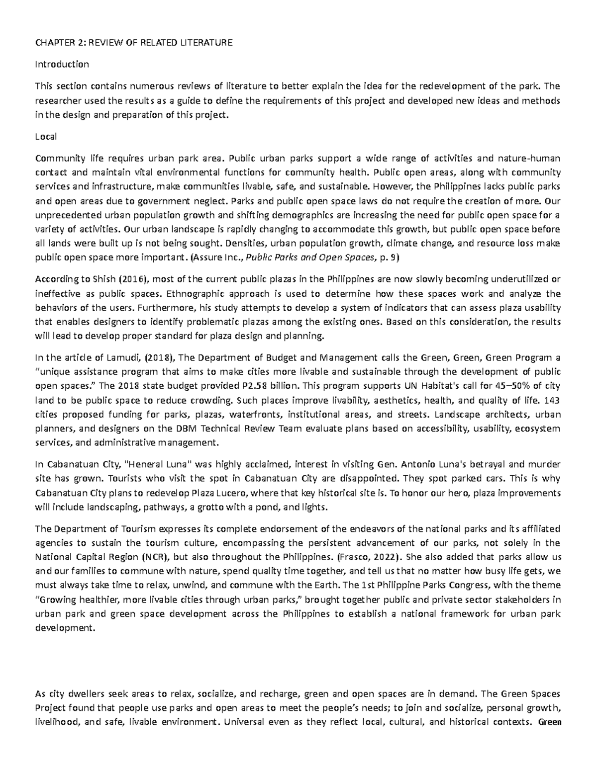 Chapter 2 - CHAPTER 2: REVIEW OF RELATED LITERATURE Introduction This ...