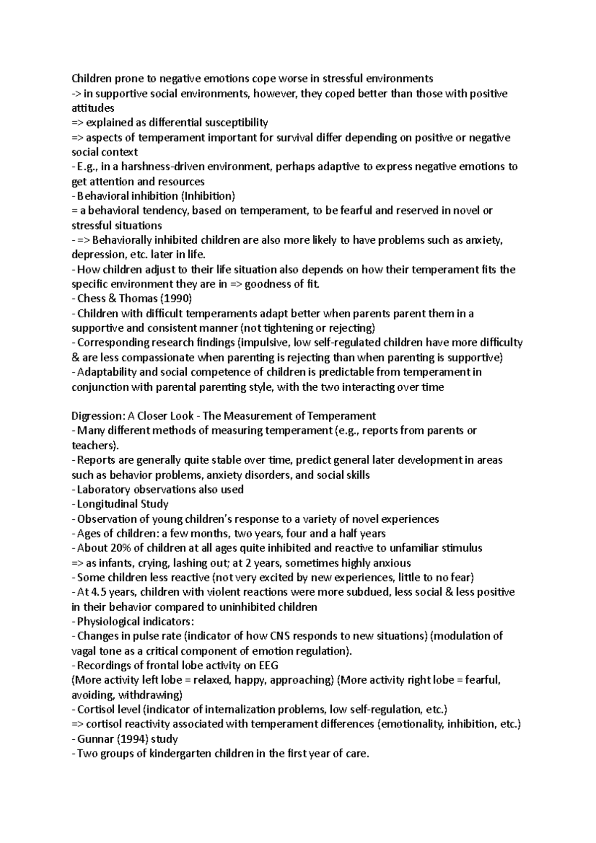 Children prone to negative emotions cope worse in stressful ...