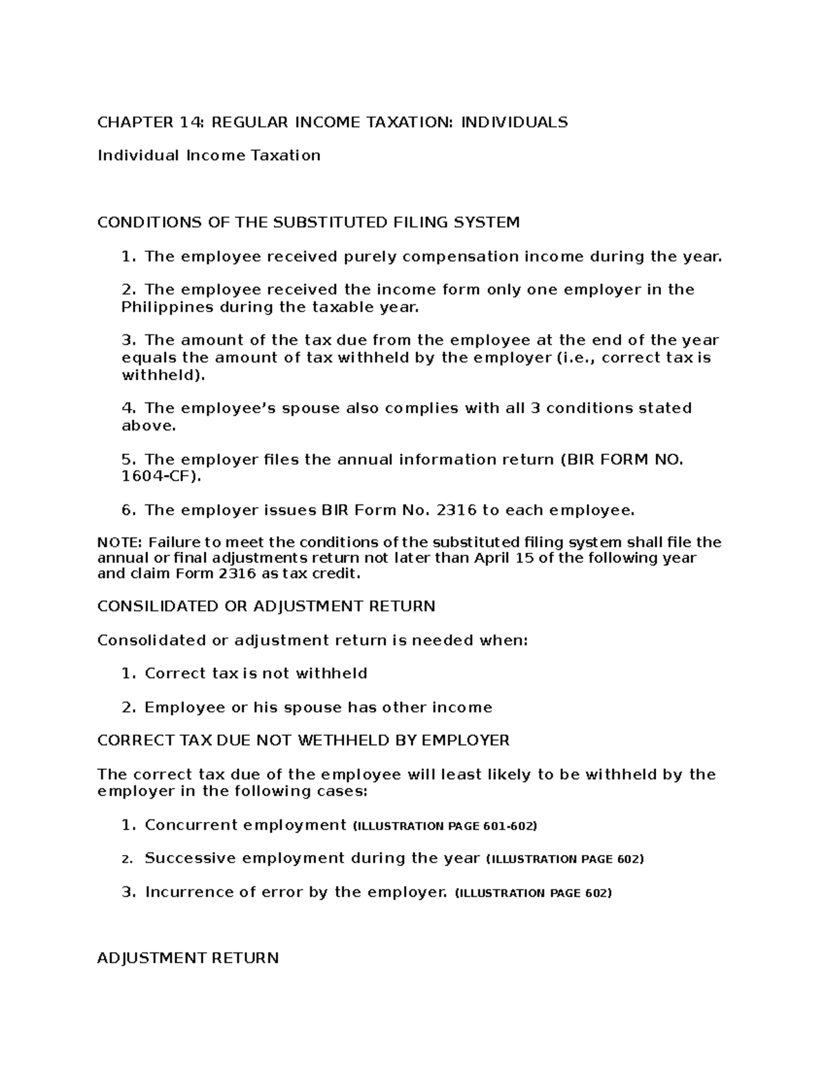 CH14 Taxation Summary 1 - Accountancy - Studocu